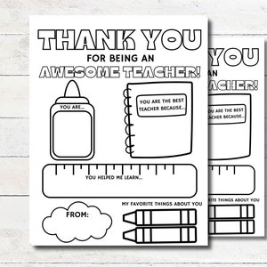 Teacher Appreciation Week Printable Teacher Appreciation Gift | Thank ...