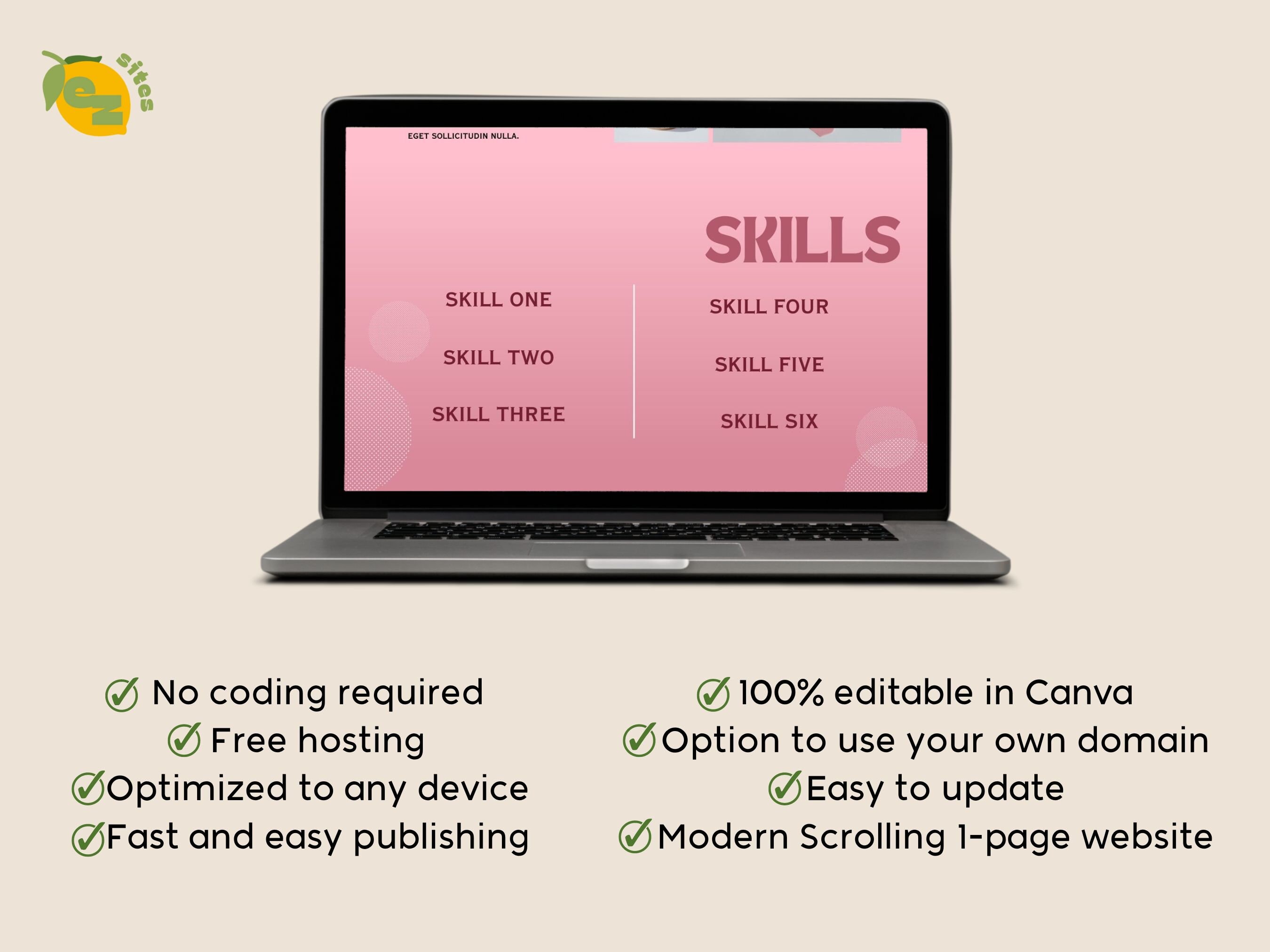 Gradient Portfolio Website Template | Designer Freelancer Website ...