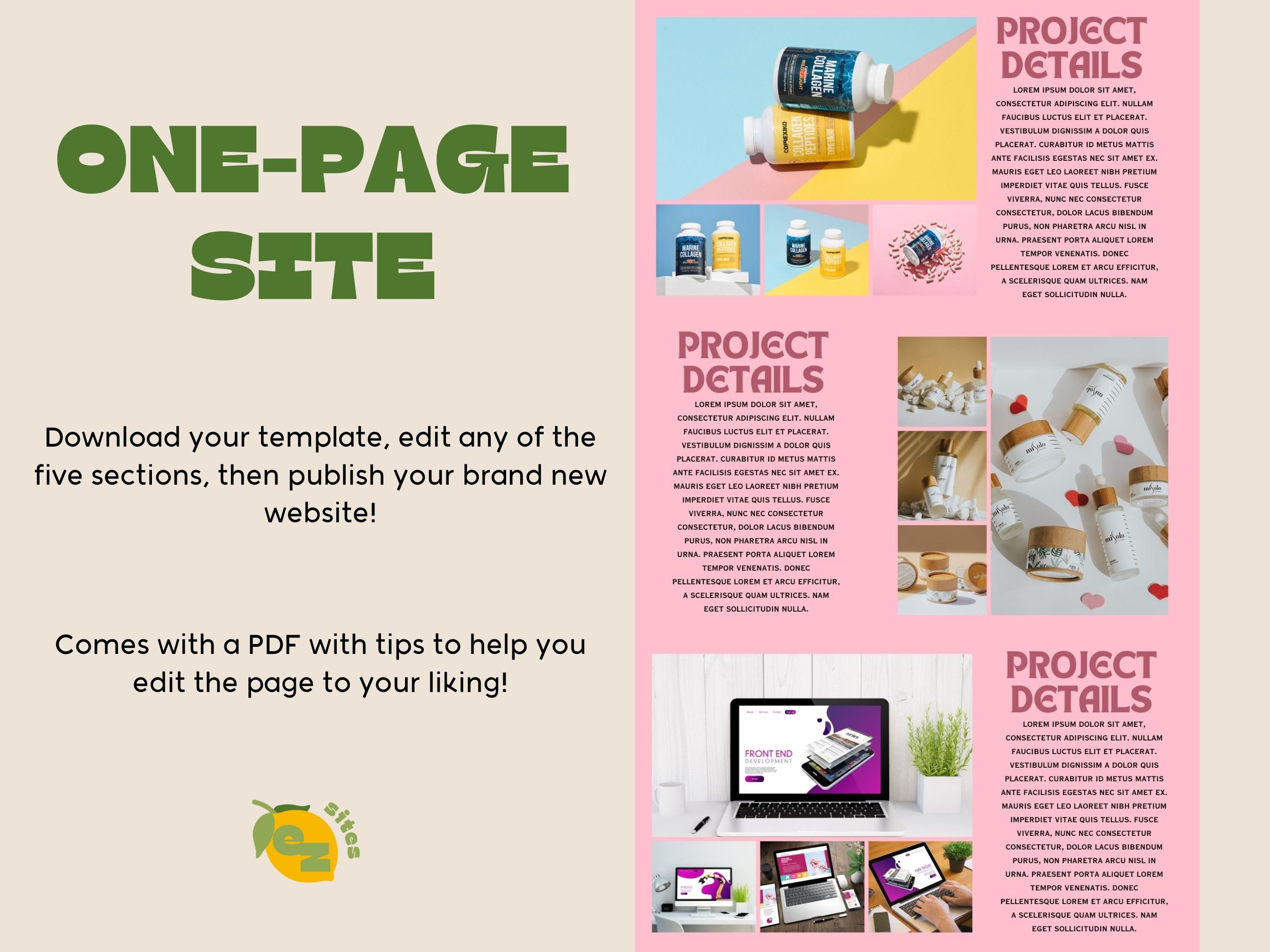 Gradient Portfolio Website Template | Designer Freelancer Website ...