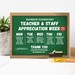 Editable Teacher Appreciation Week Flyer | School Staff Teacher ...