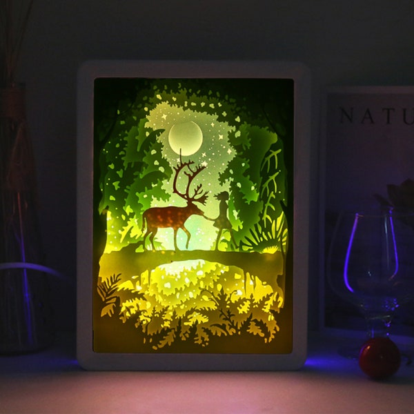 3d Light Box Svg - Etsy Canada
