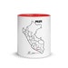 Peru Map / Many Countries Mug With Color Inside - Unique Peru Gifts ...
