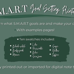 SMART Language Goals Printable | Goal Help, Foreign Language Goal ...