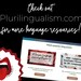 Language Success Printable Bundle | Language Goal Setting Printable ...