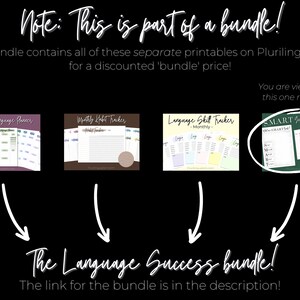 SMART Language Goals Printable | Goal Help, Foreign Language Goal ...