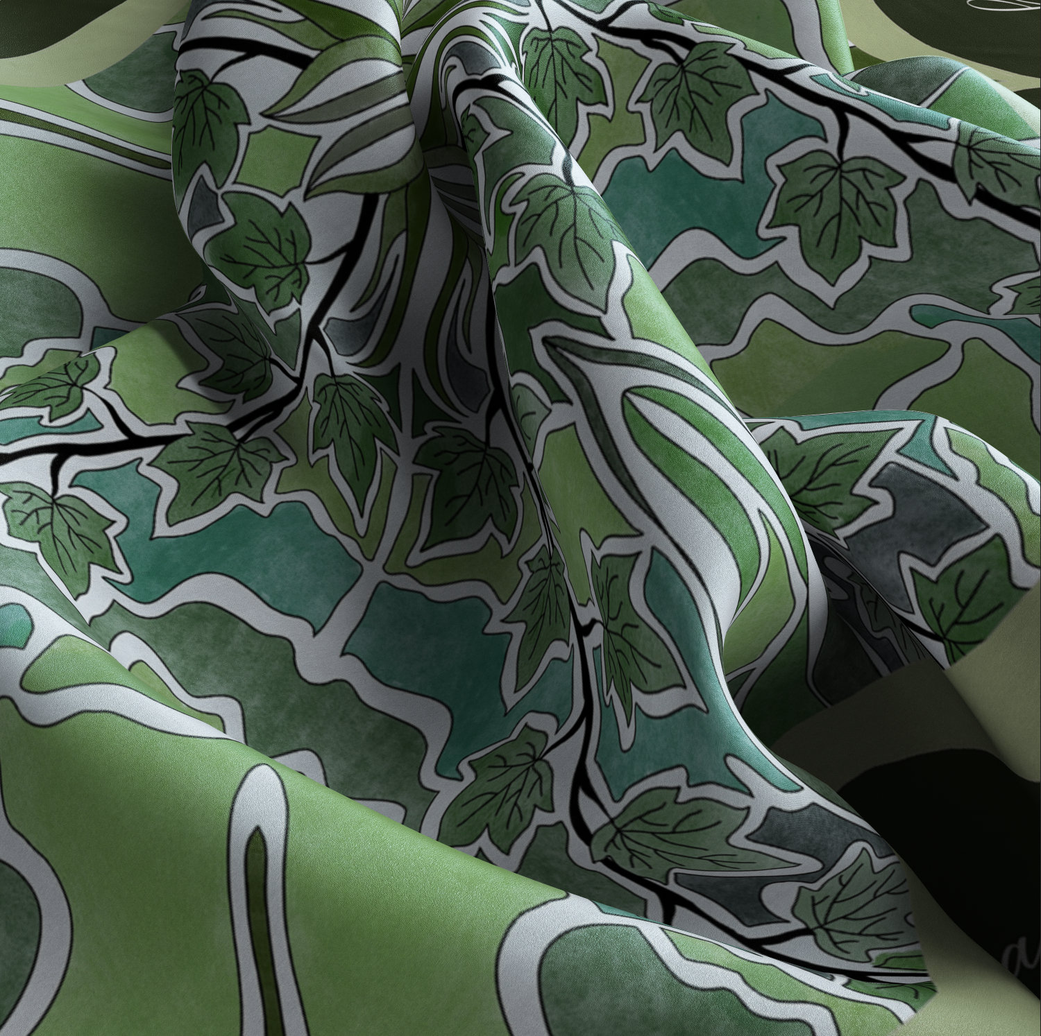 Ivy Taylor Swift Silk Satin Scarf Evermore Era Swifties - Etsy