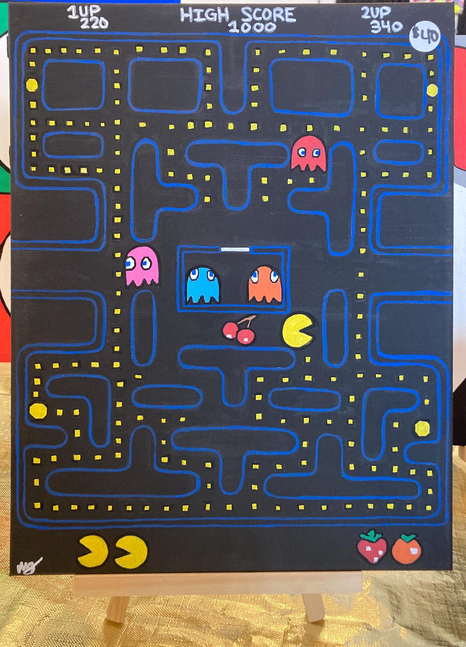 11x14 Pac-man Maze - Etsy