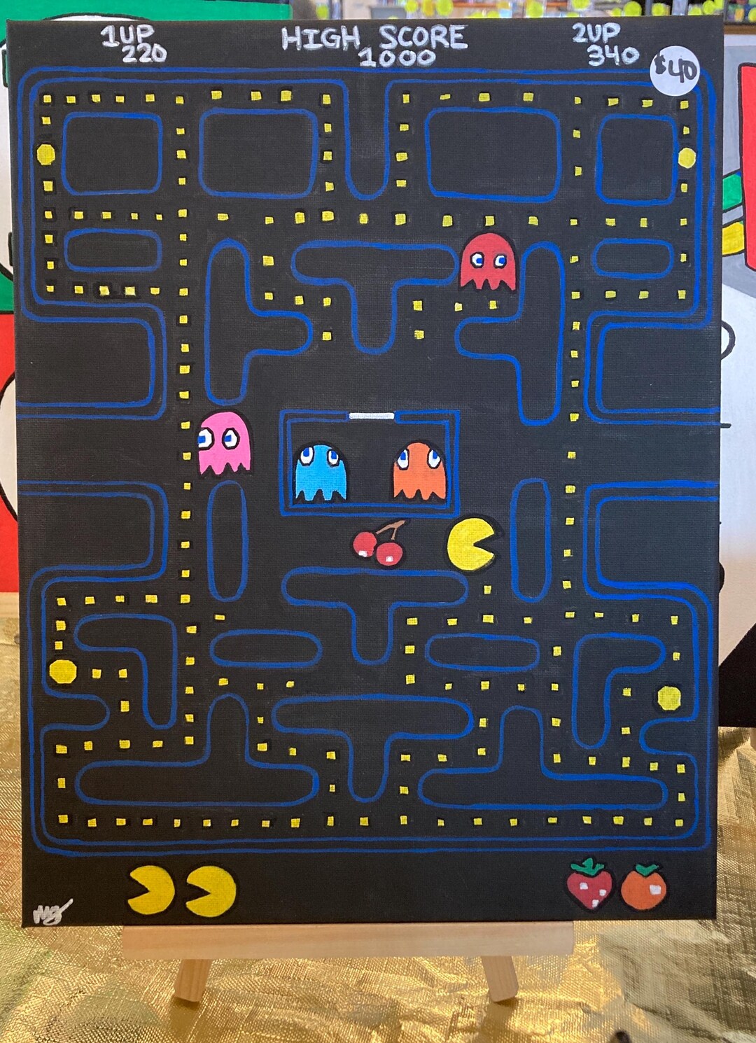 11x14 Pac-man Maze - Etsy