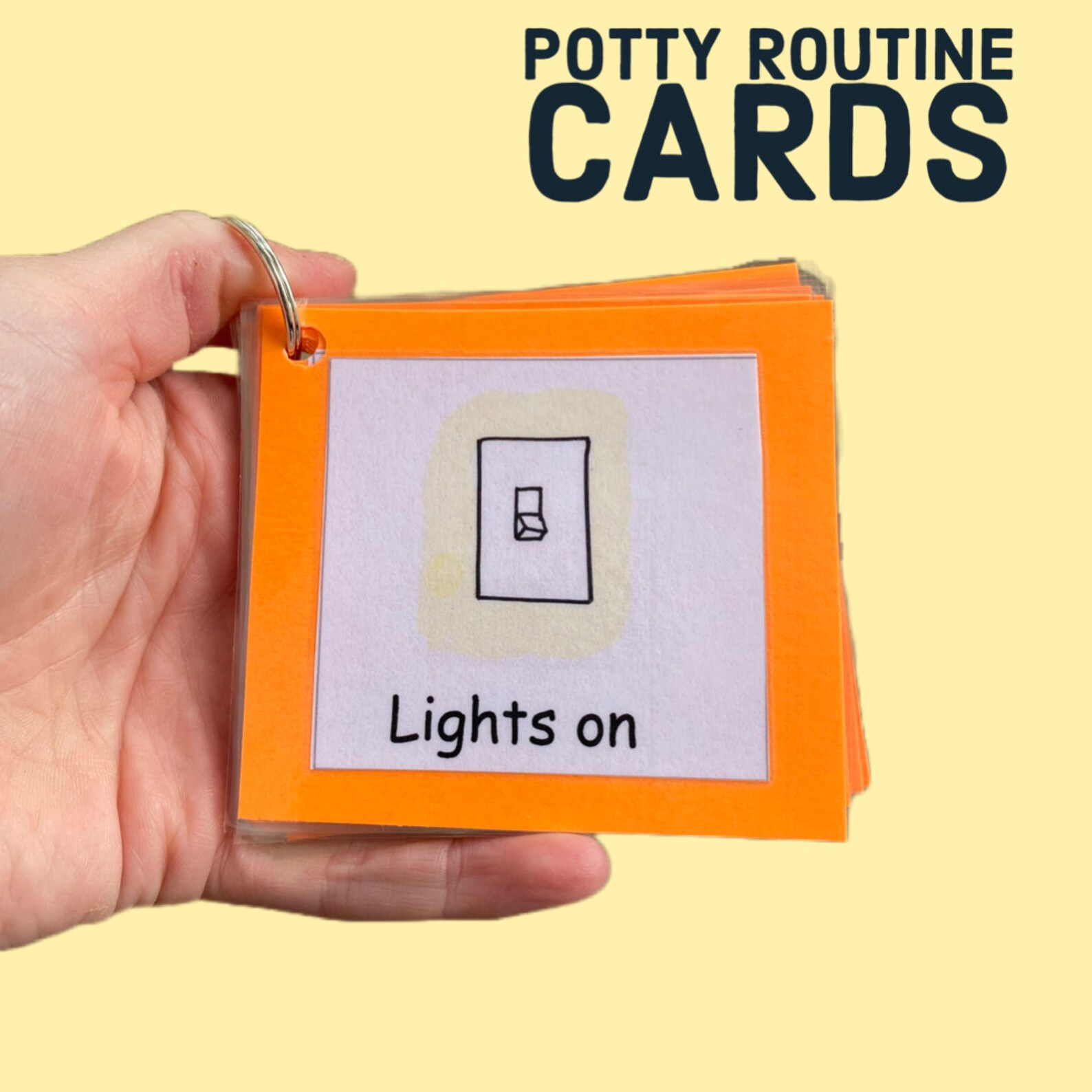 Potty Training Routine Cards Potty Training - Etsy