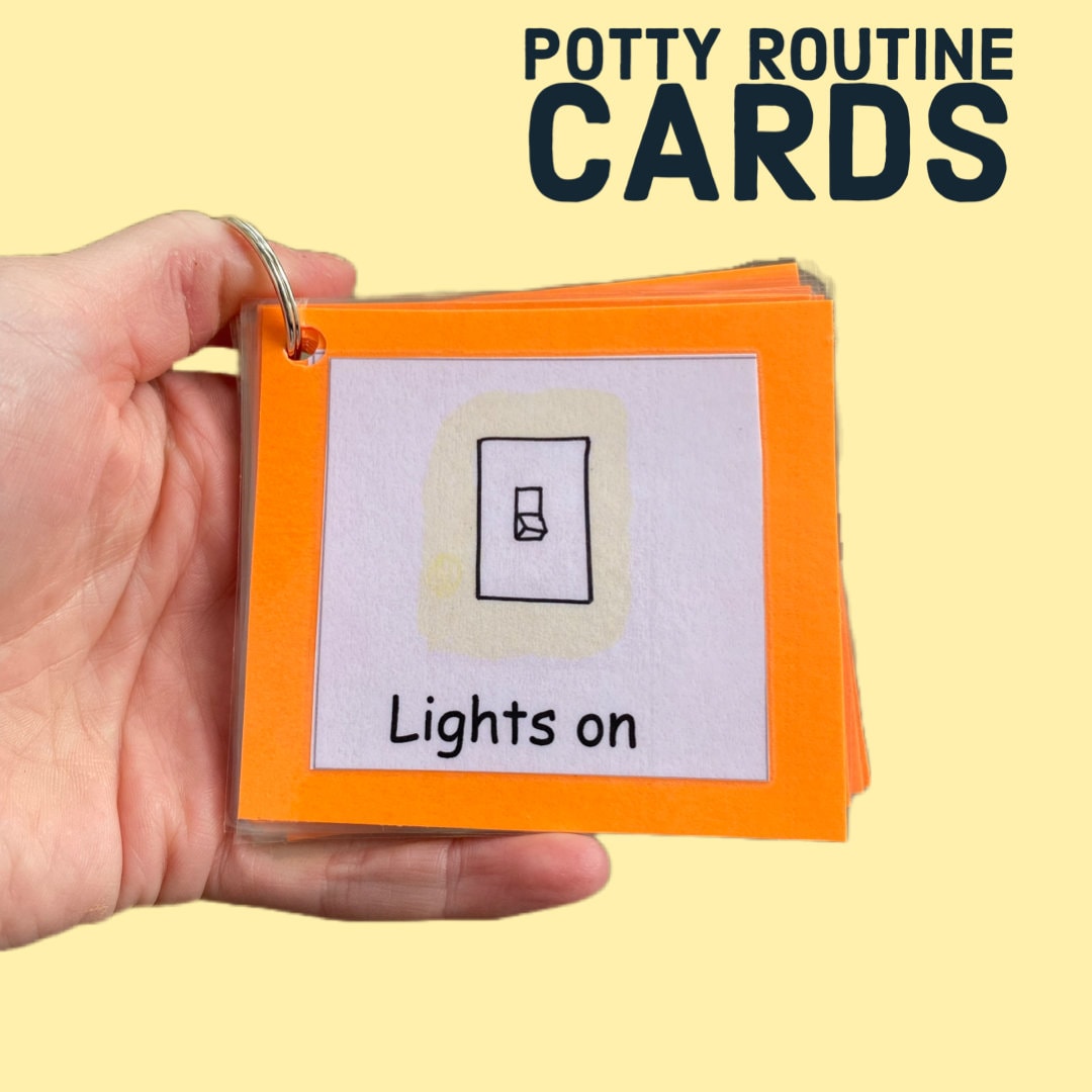 Potty Training Routine Cards Potty Training - Etsy