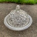 Crystal Cut Glass Round Lidded Bowl Butter Cheese Keeper - Etsy