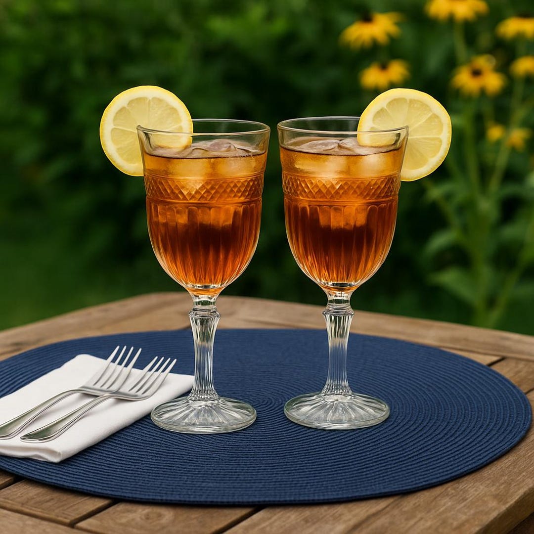 Vintage Libbey Radiant Water Goblet | Mid-century Clear Glass Drinkware ...