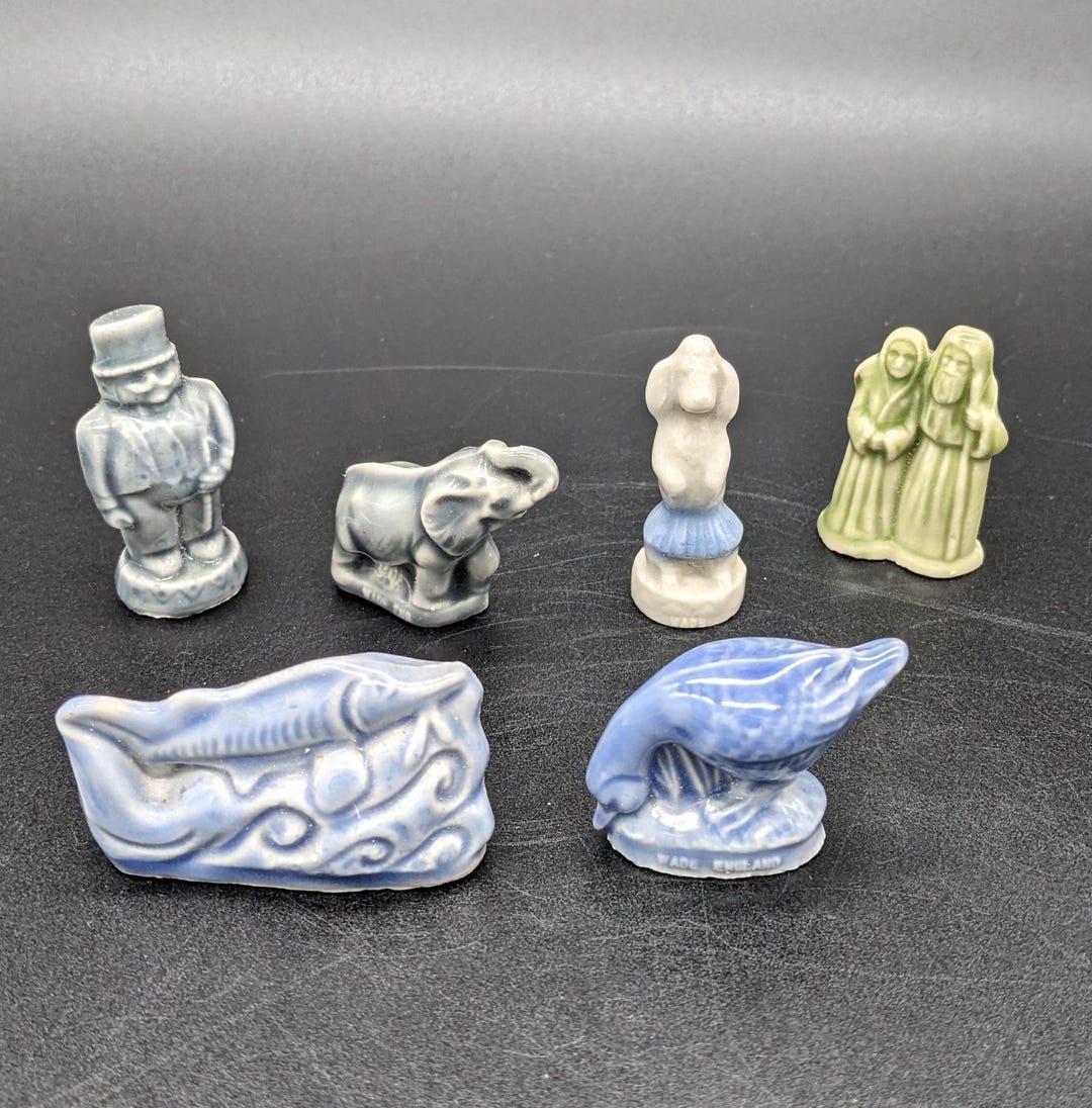 Vintage Wade Whimsies Porcelain Red Rose Figurines | Buy Individually ...