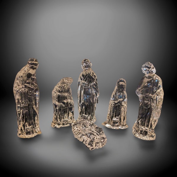 Glass Nativity - Etsy