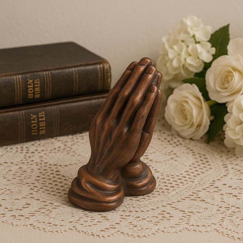 Praying Hands Statue - Etsy