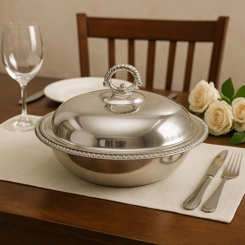 Silver Buffet Server - Etsy