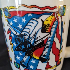Vintage Space Shuttle Mug Kennedy Space Center Souvenir NASA Coffee Mug ...