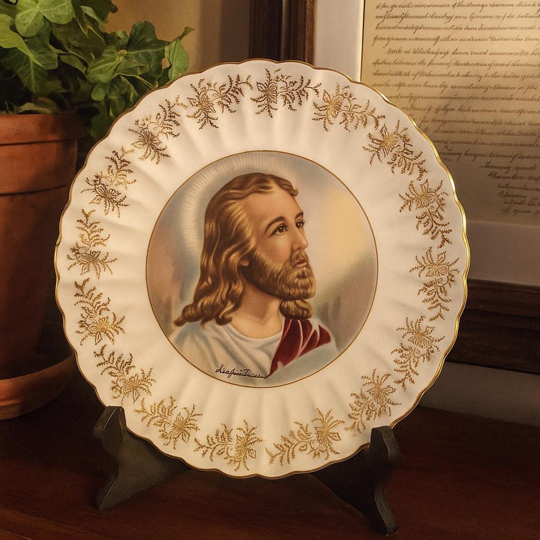 Vintage Christian Religious Art | the Jesus "inspiration" Ceramic Wall ...