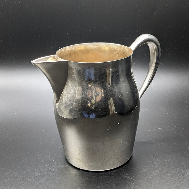 Silver Plate Pitcher - Etsy