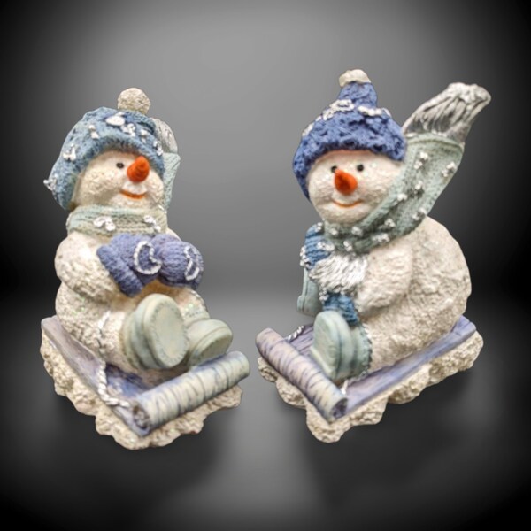 Snow Buddies Figurines - Etsy