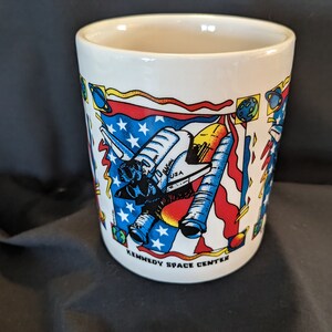 Vintage Space Shuttle Mug Kennedy Space Center Souvenir NASA Coffee Mug ...
