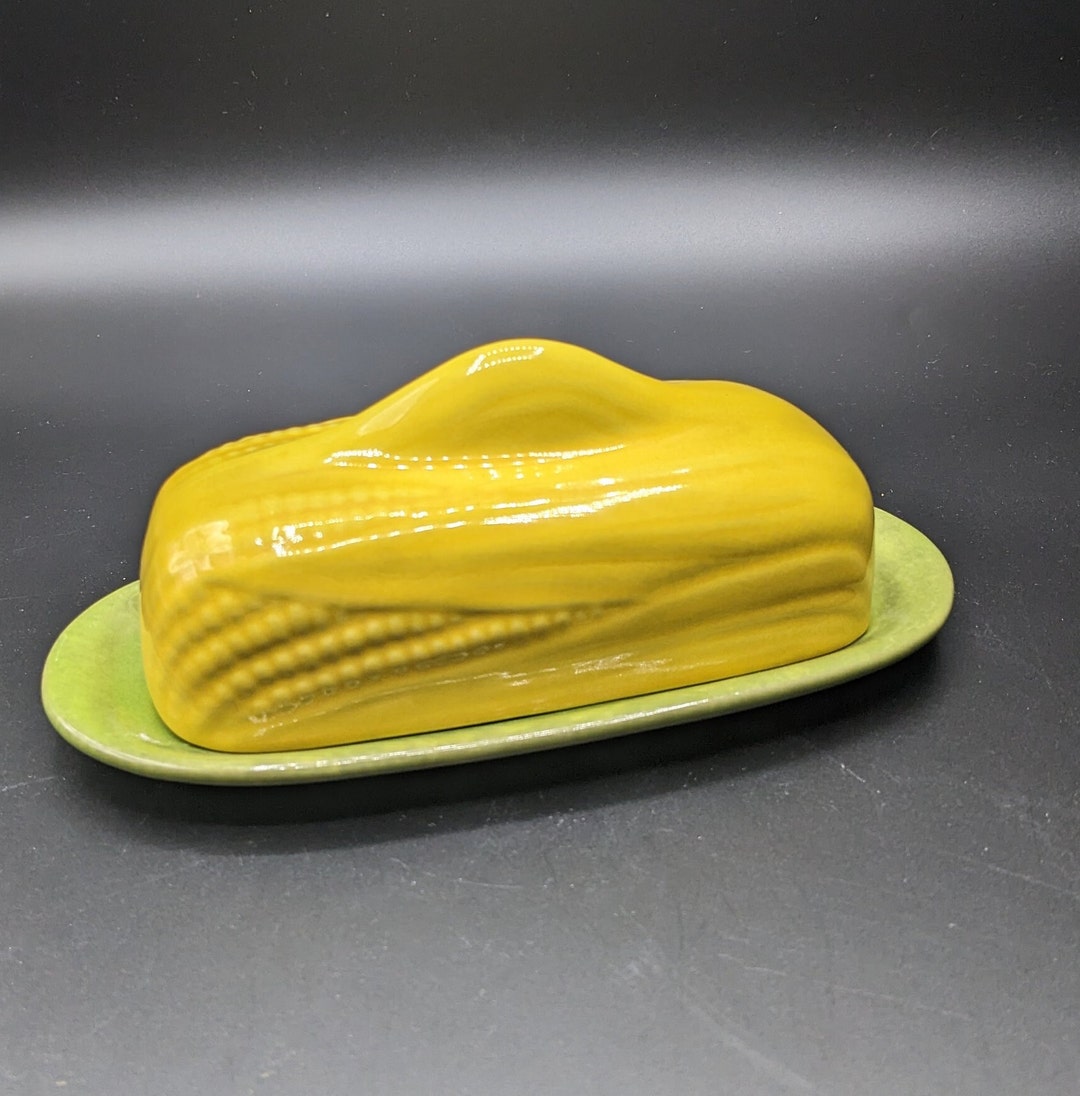 Vintage Stangl Pottery Corn Cob Butter Dish - Perfect for Summer Corn ...