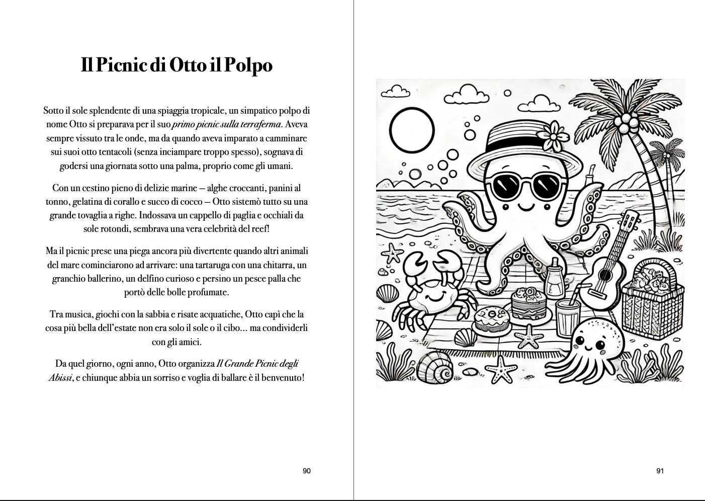 Stories and Coloring Book for Kids: Educational Short Stories and Fun ...