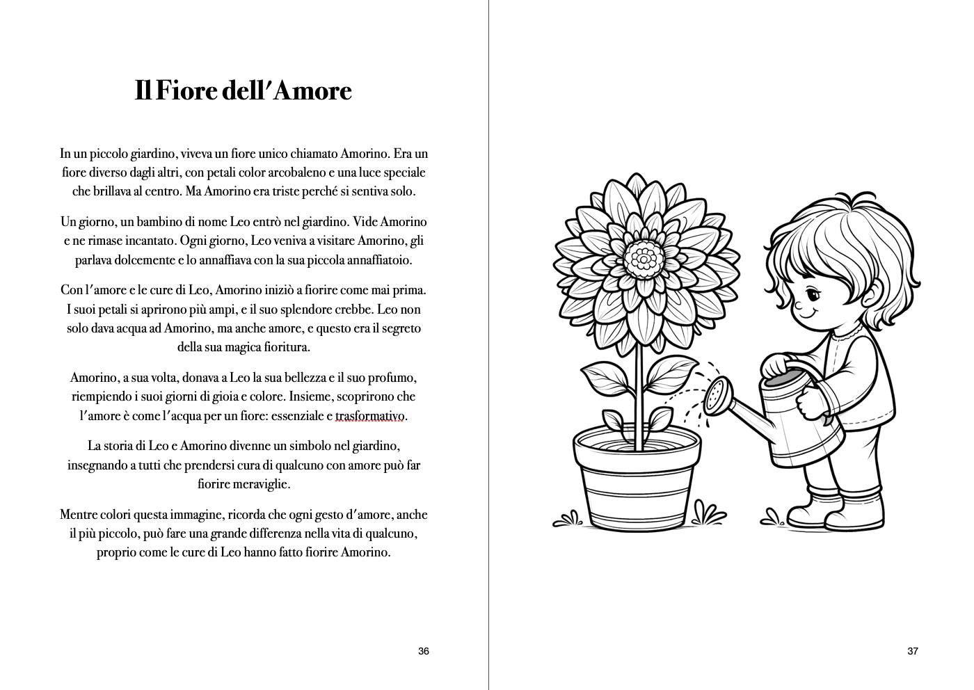 Stories and Coloring Book for Kids: Educational Short Stories and Fun ...