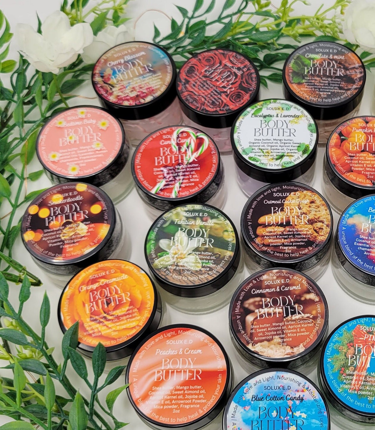 Whipped Body Butter Party Favor Size 2oz Body Butter Jars Skincare ...