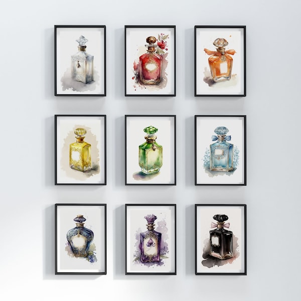 Perfume Bottle Art - Etsy