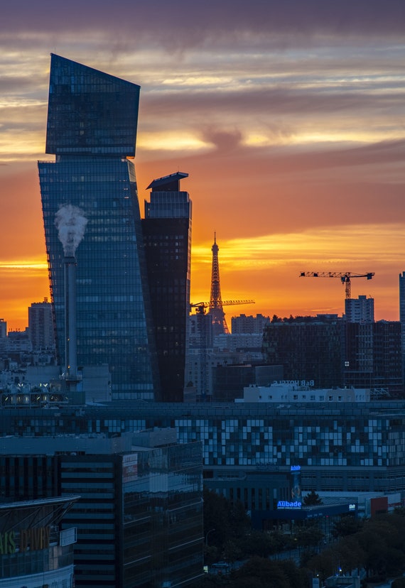 Photograph Urbex Rooftop Seen From Paris - Etsy