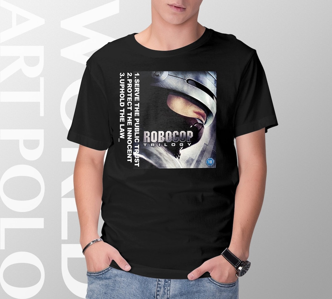Robocop Prime Directives Sci-fi Film 80's Movie Fan Art T Shirt Men's ...