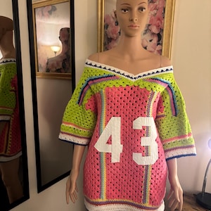 Crochet Multi Color Jersey - Etsy