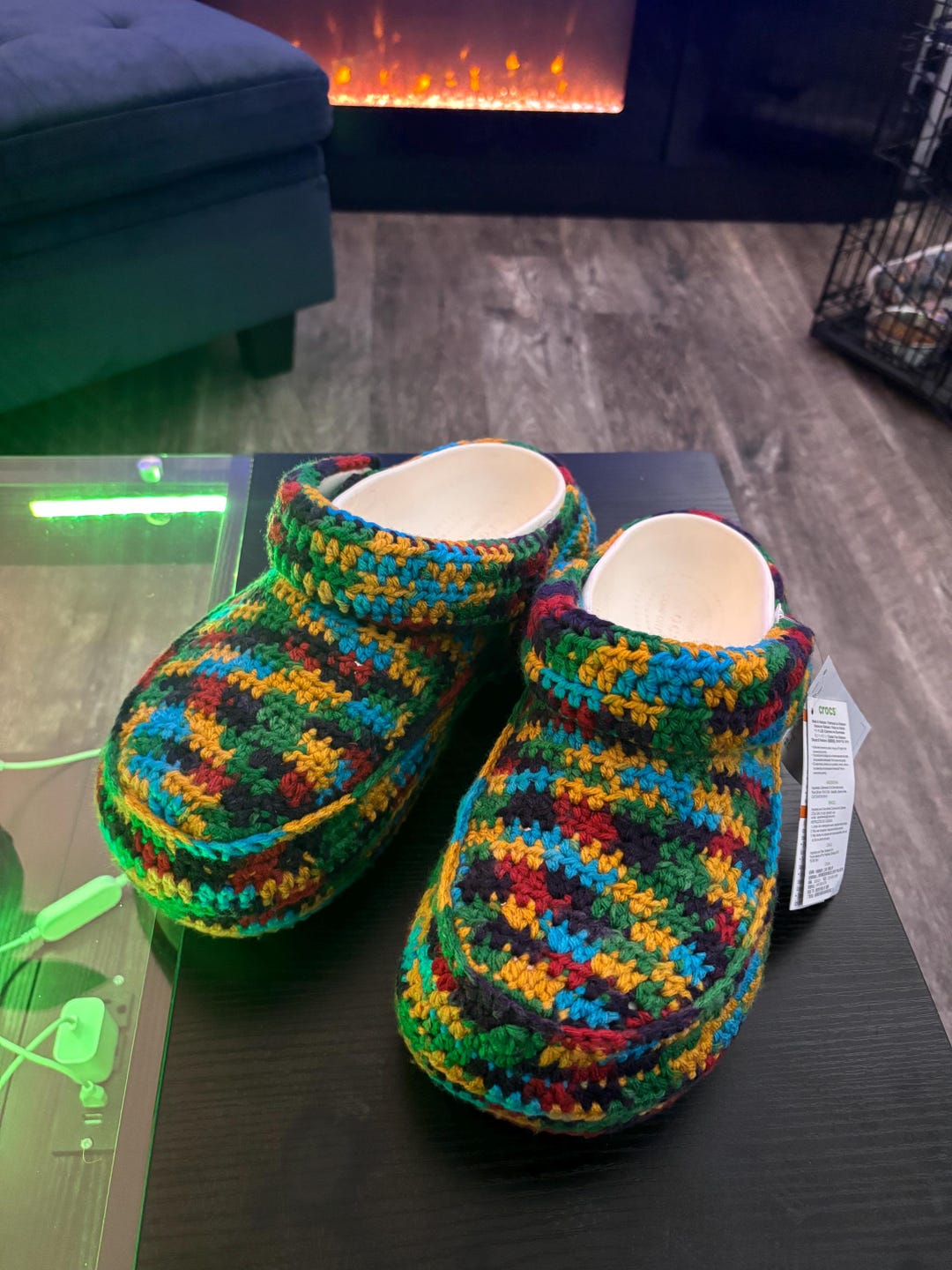 Crochet Platform Crocs - Etsy