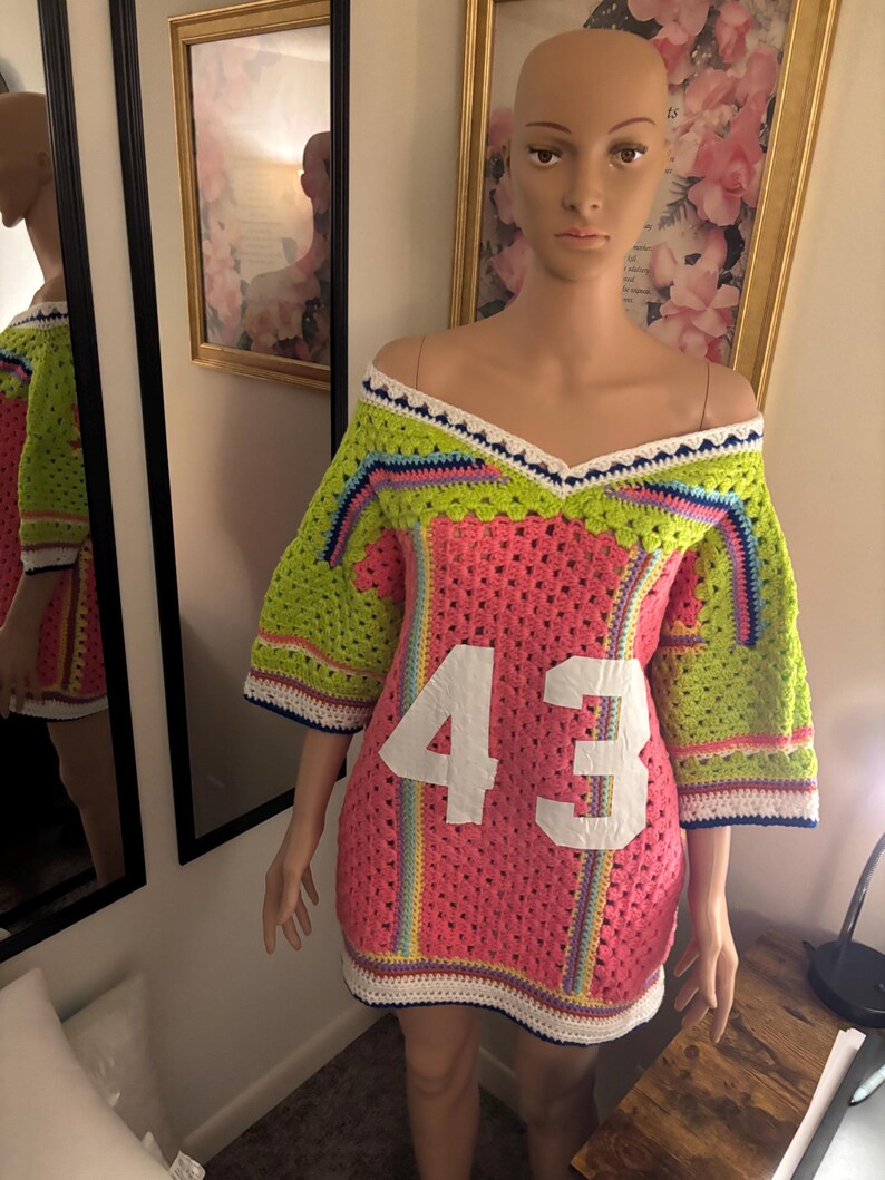 Crochet Multi Color Jersey - Etsy