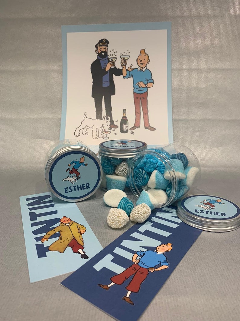 Tintin Personalized Chocolates - Etsy