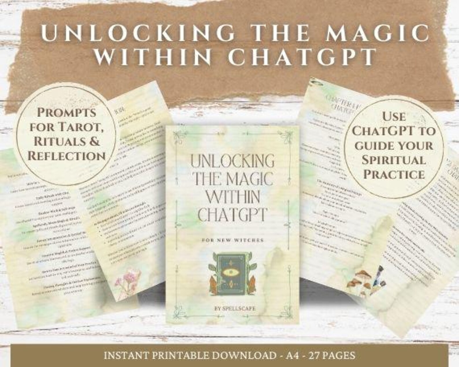 Unlocking the Magic Within Chatgpt – Witchcraft Ebook With Prompts for ...