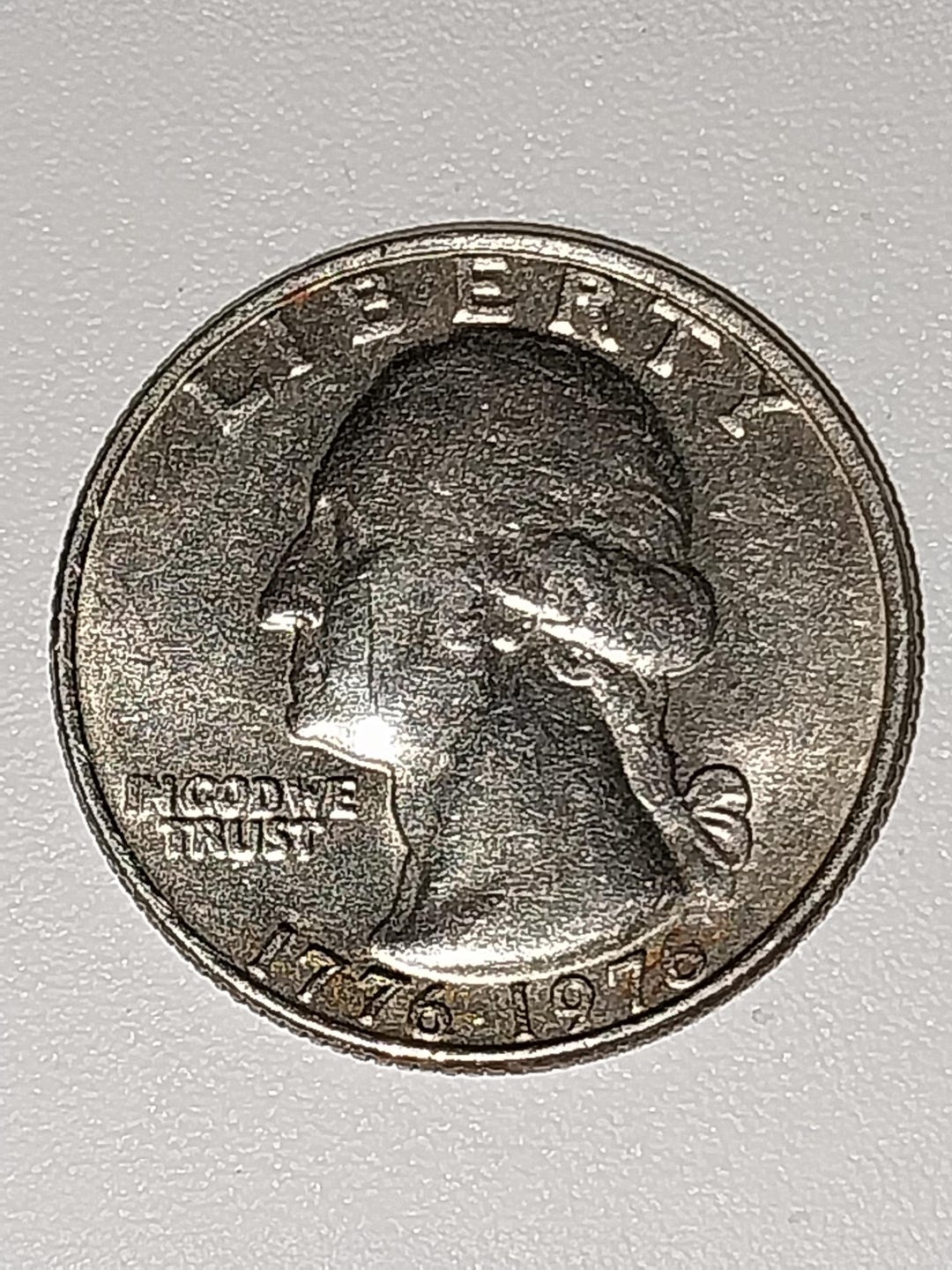 1776-1976 Bicentennial Quarter No Mint Mark, Double Died Quarter - Etsy