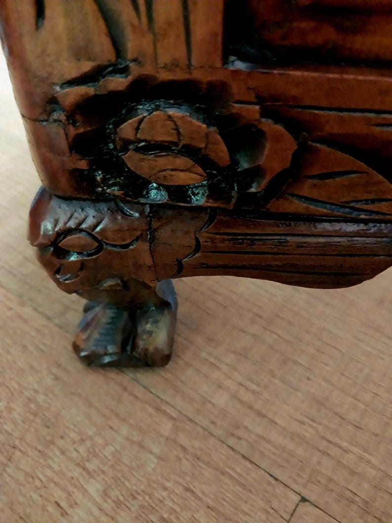 Vintage Camphor Wood Chest With Boats Ship Ocean Theme - Etsy