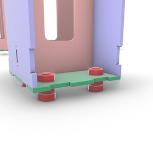 Laser Cut 1000 X 1000 X 150 X 10mm Table Top X 6mm Body Frame Costa ...