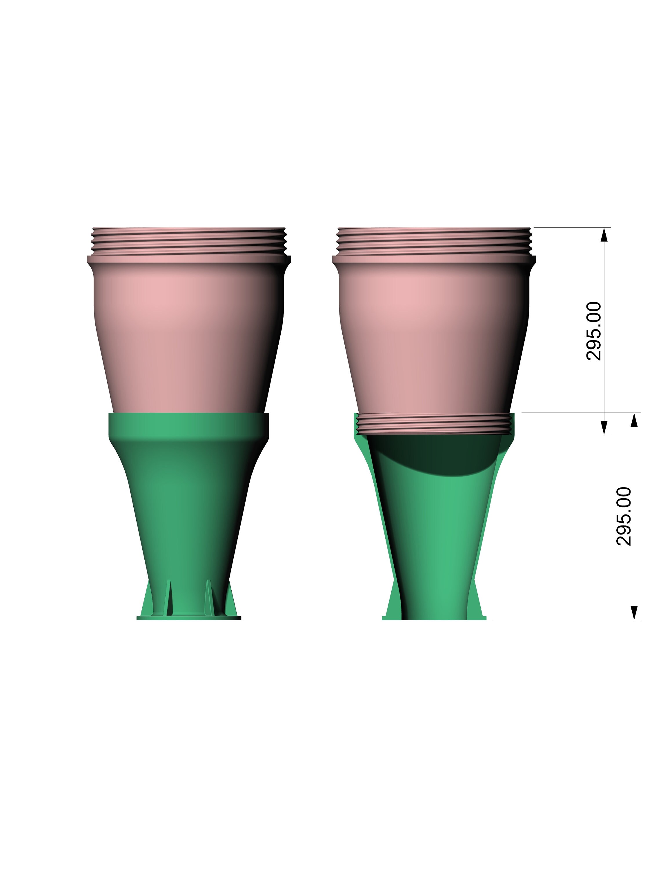 3d Print 4IN Vacuum Cyclone Separator - Etsy