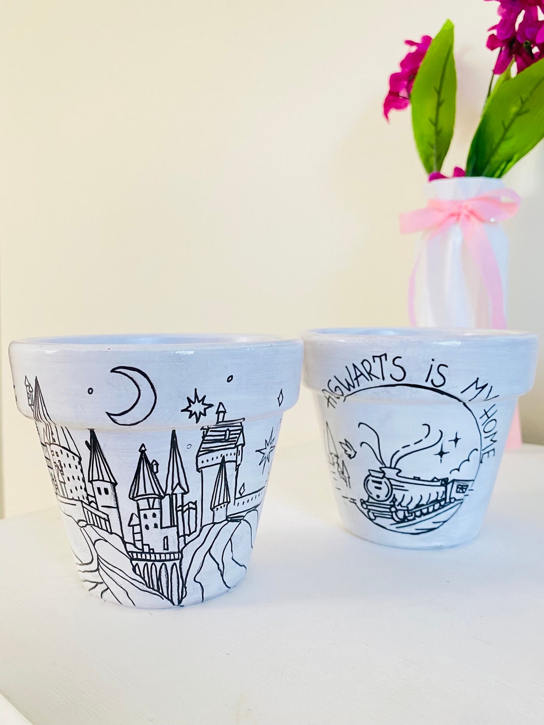 Hogwarts is My Home Pot | Wizard Castle Planter - Etsy
