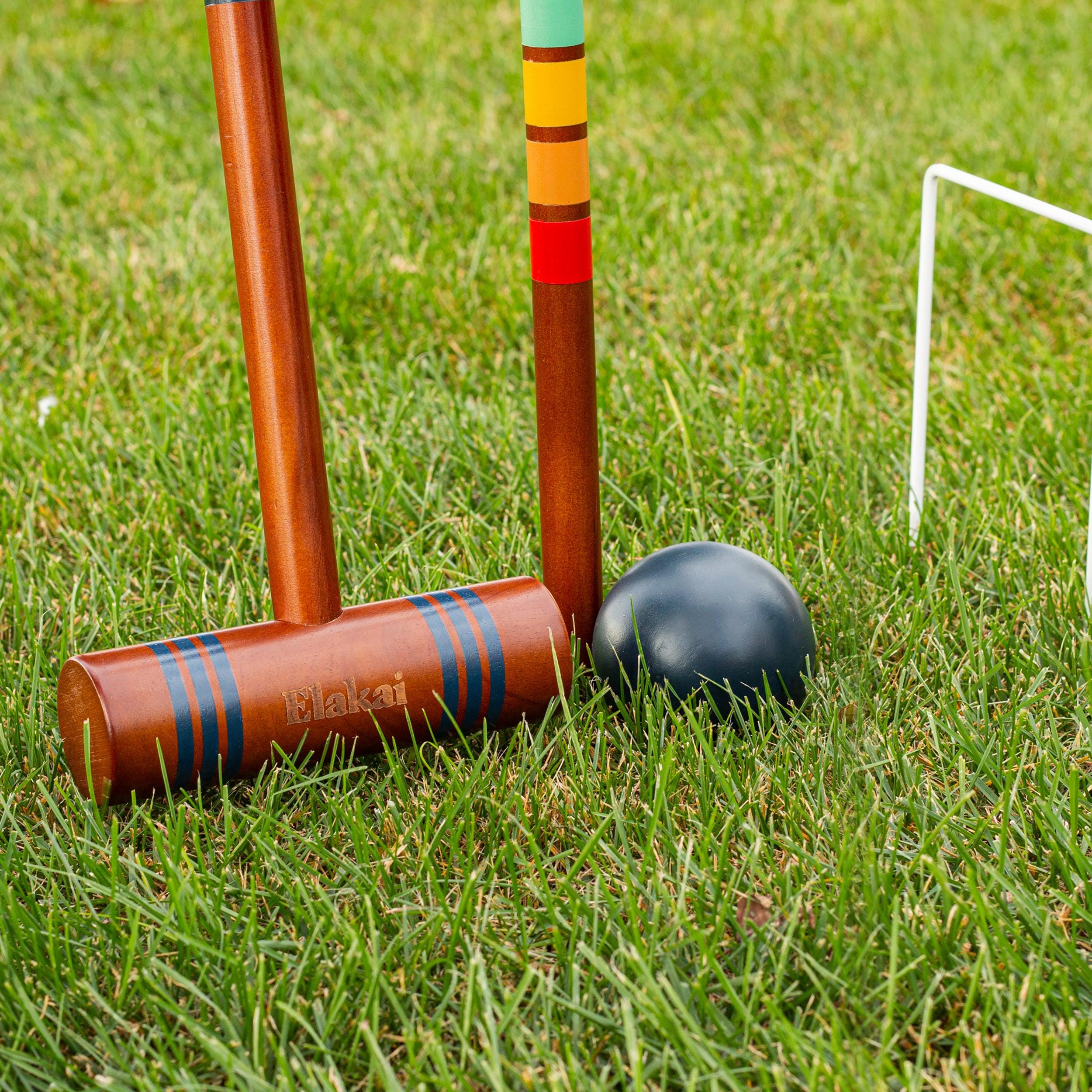 Hevea Rover Six Player Travel Croquet Set - Etsy