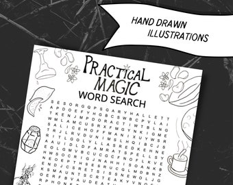 Tarot Word Search Game Coloring Page Printable - Etsy
