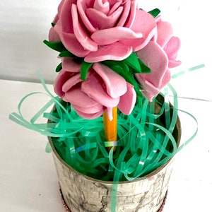 6 Removable Flower Pencil/ Pen Topper - Etsy