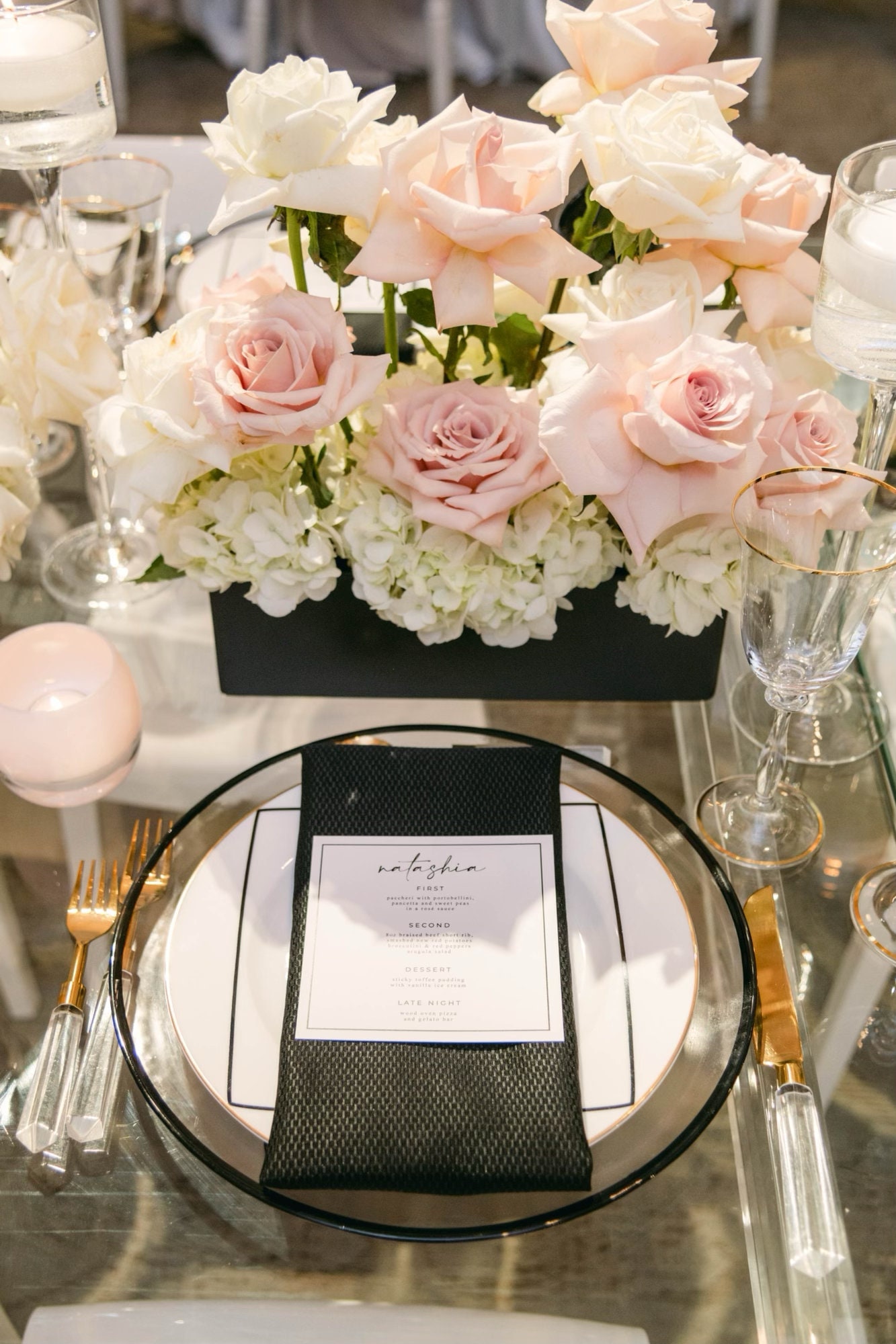 Square Menu Template, Modern Minimalist Menu Cards, Wedding Menu ...