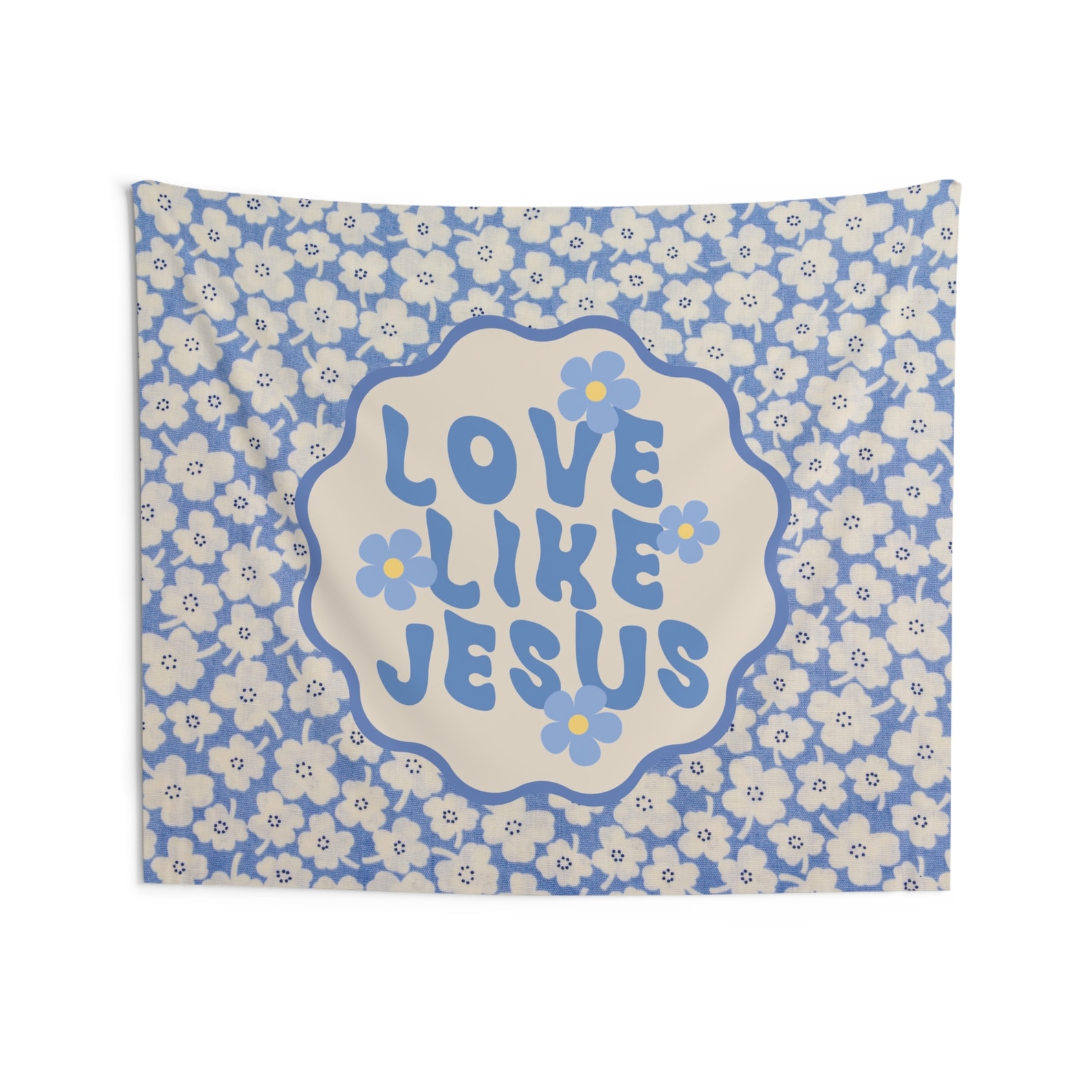 Christian Hanging Tapestry Wall Art for Girls Bedroom Decor, Love Like ...