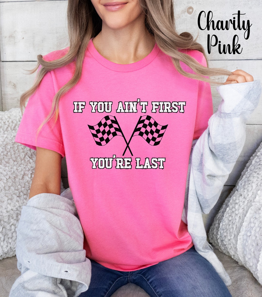 Nascar Race Fan Shirt Car Races Tshirt Racing Season Shirt Race Wife ...