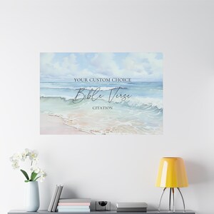 Custom Bible Verse Canvas Wall Art, Stretched Canvas Christian Home ...