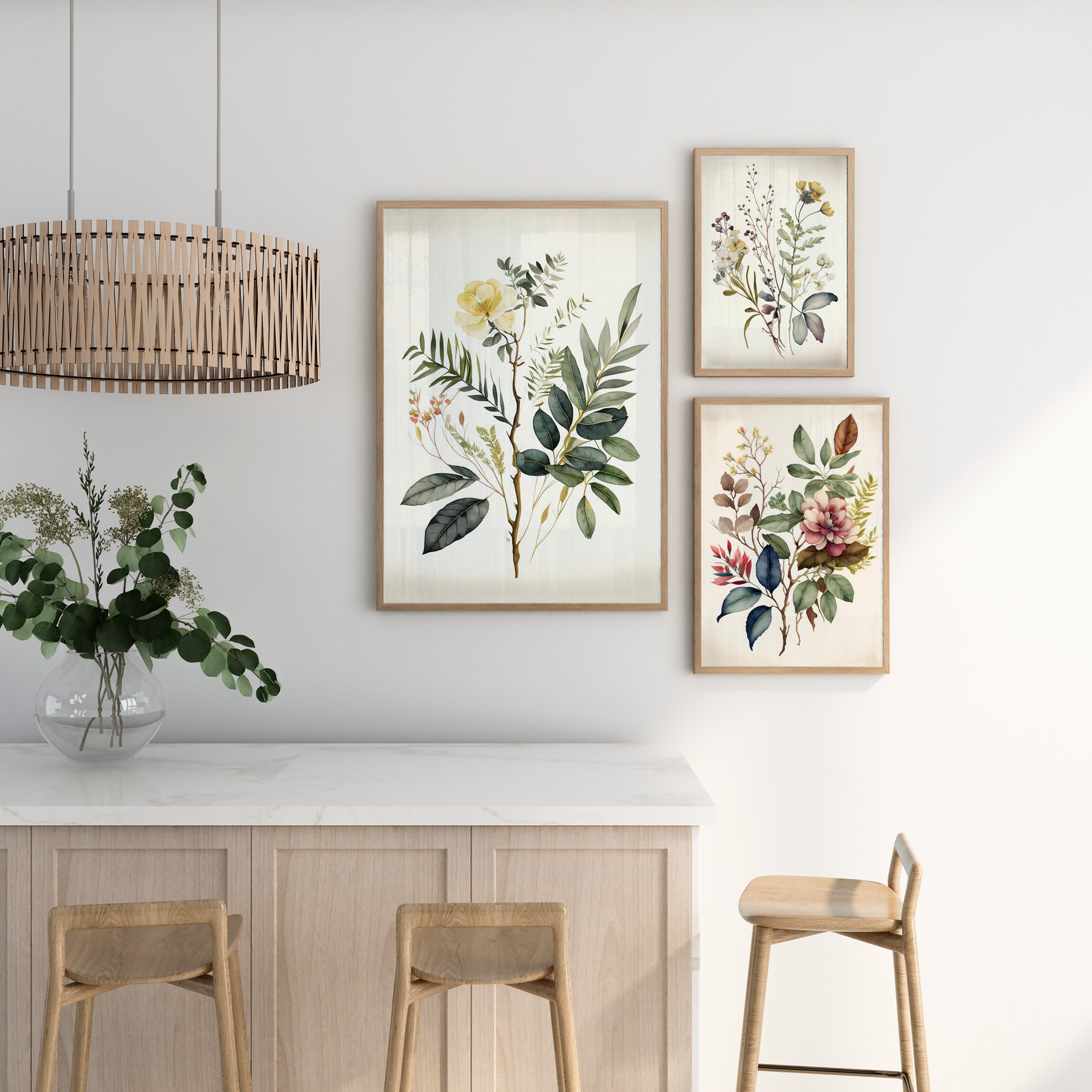 VINTAGE BOTANICA #2 Printable Wall Art, Modern Home Decor, Botanical ...